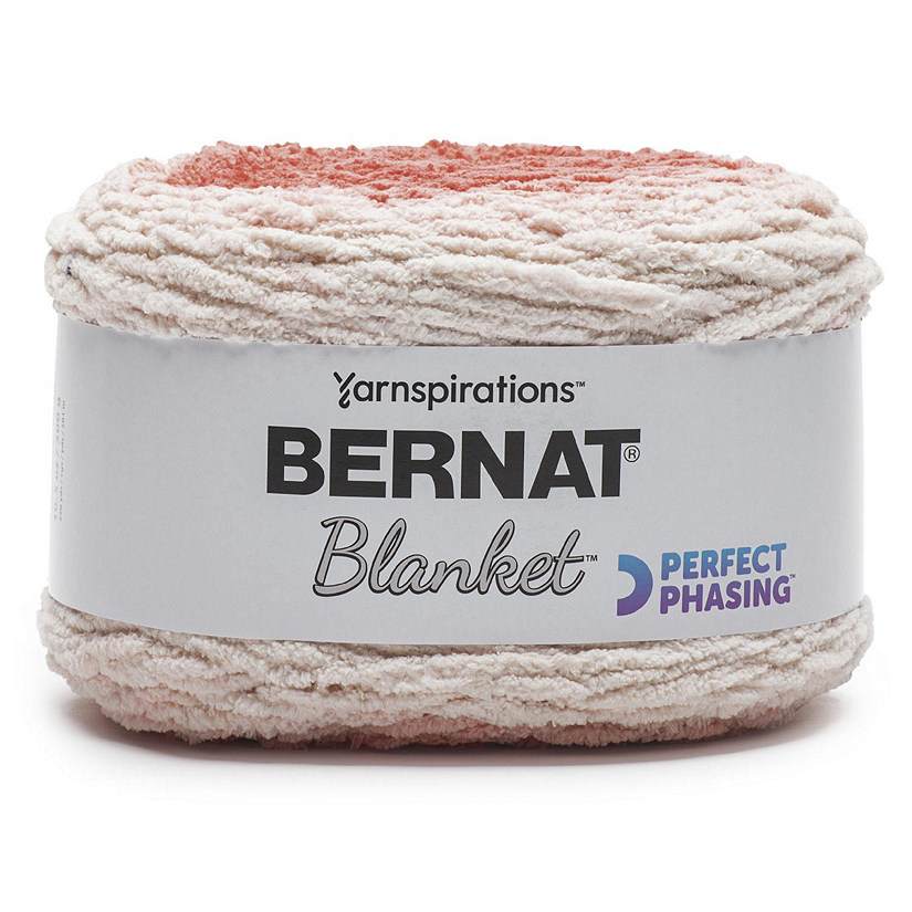 Bernat Blanket Perfect Phasing Yarn-Crimson | Oriental Trading