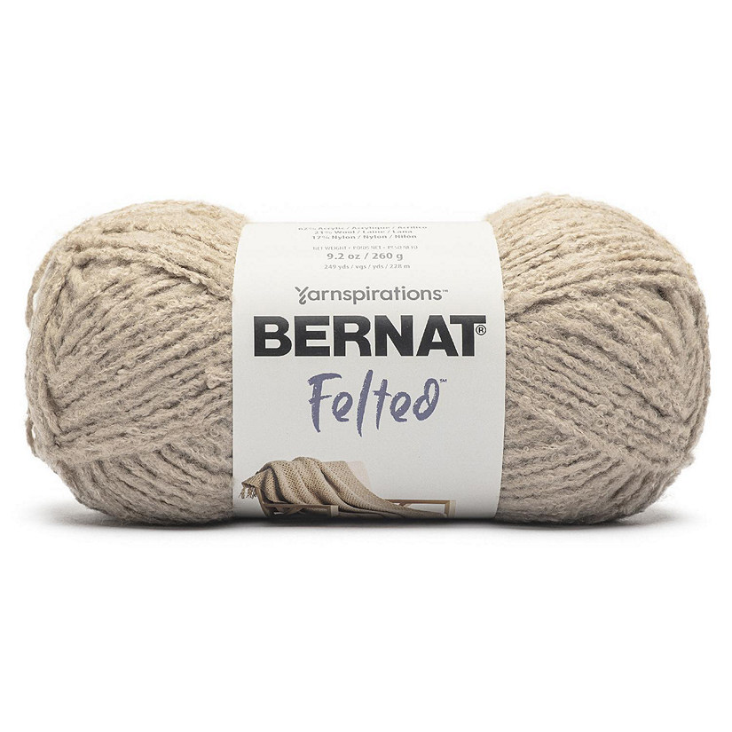 Bernat Felted Yarn-Buff Fleck | Oriental Trading