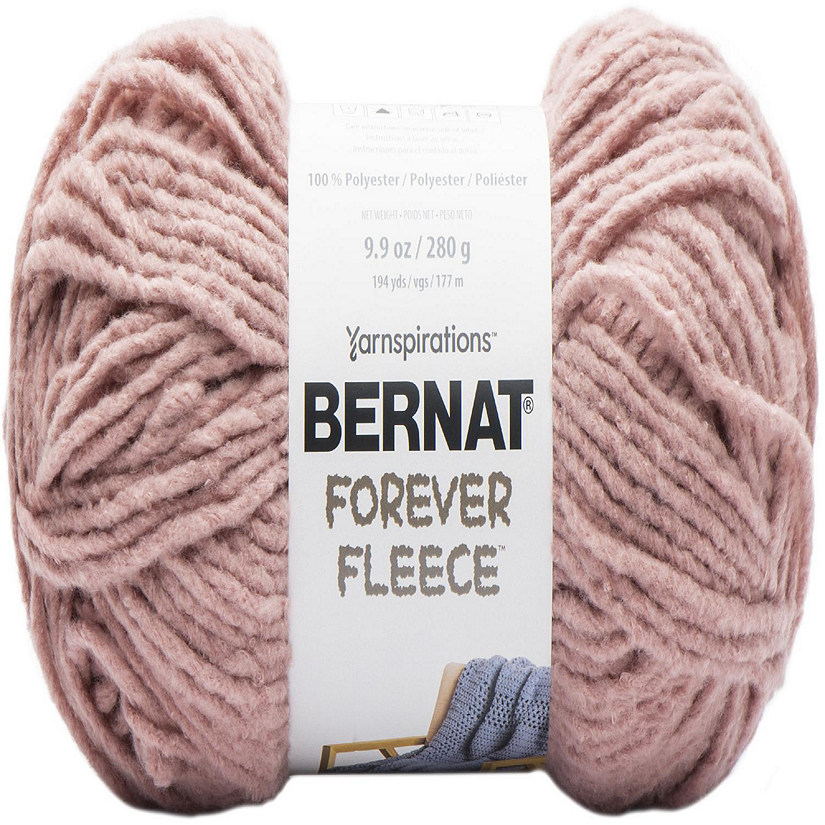 Bernat Forever Fleece Yarn-Rose Hip