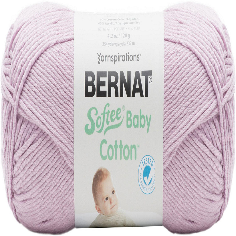 Bernat Softee Baby Cotton Yarn-Soft Plum
