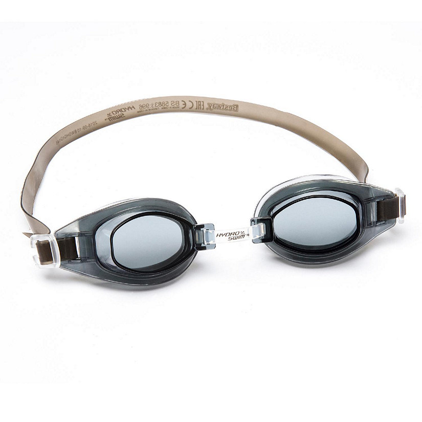 Bestway: Hydro-Pro Swim Wave Crest Goggles, Black | Oriental Trading