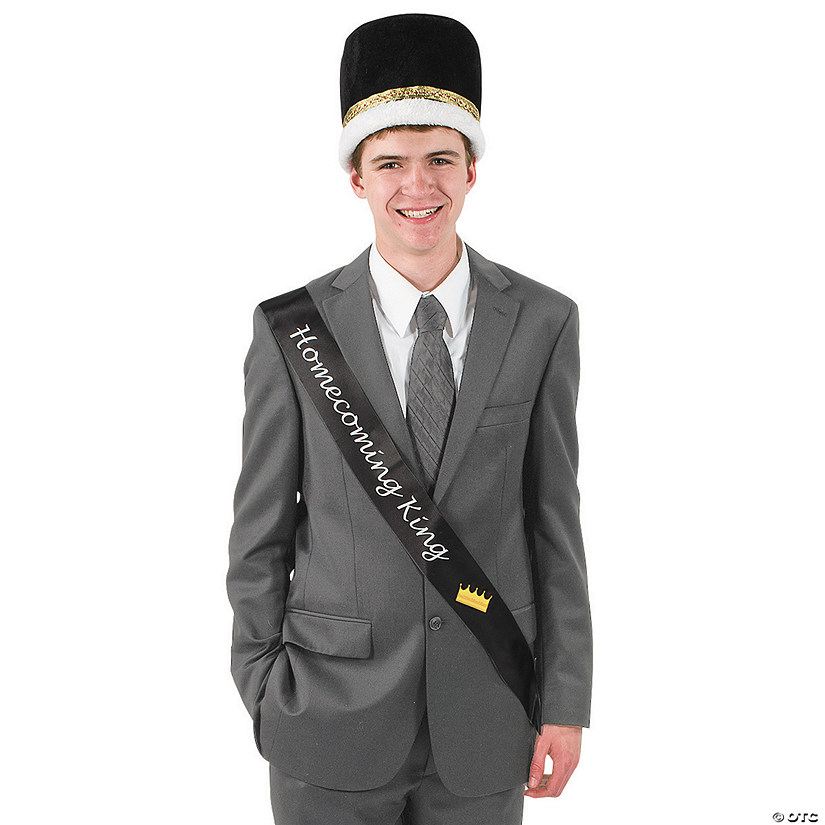 Black “Homecoming King” Sash | Oriental Trading