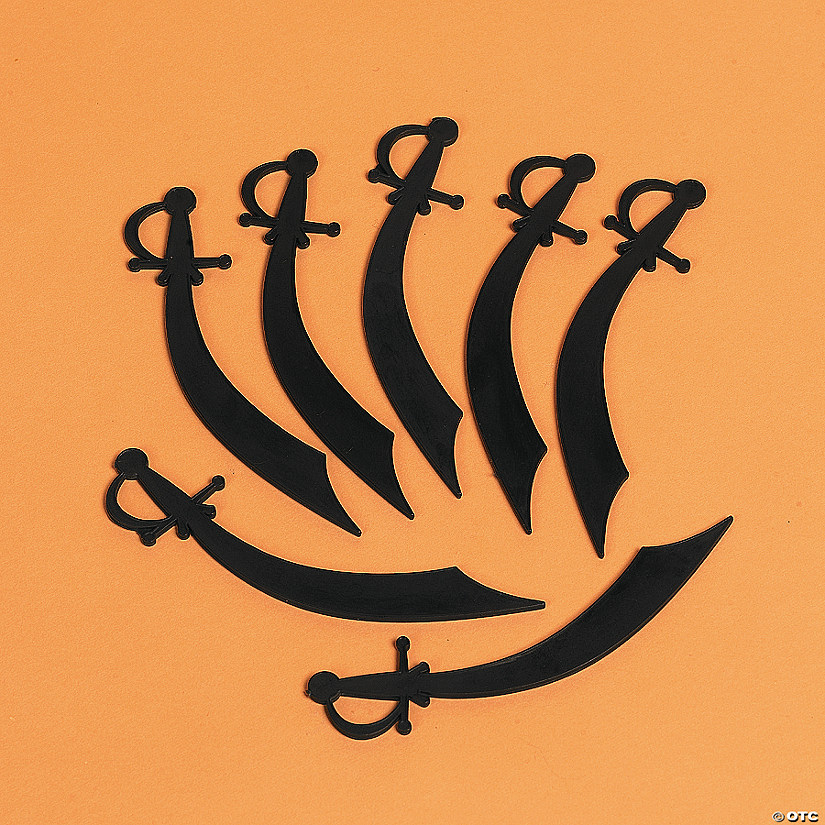 Black Mini Pirate Swords - Discontinued