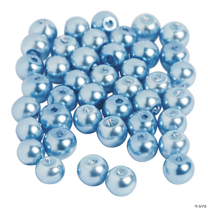 Blue Pearl Beads - 4mm - Discontinued