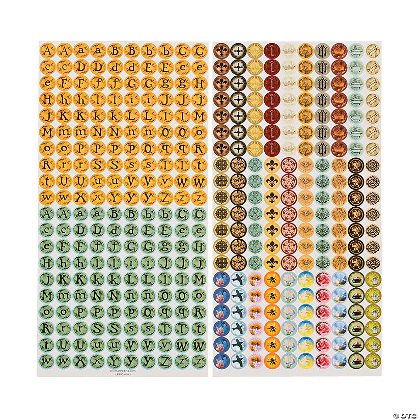 Bottle Cap Stickers - 1/2" - Discontinued