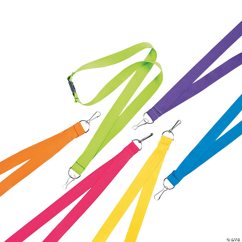Bright Breakaway Lanyards - 12 Pc. | Oriental Trading
