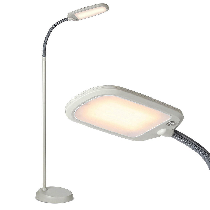BRIGHTECH 55" LITESPAN 2ND EDITION WHITE FLOOR LAMP | Oriental Trading