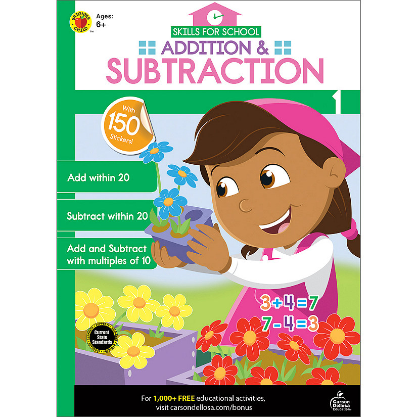 Brighter Child Skills for School: Addition and Subtraction Workbook ...
