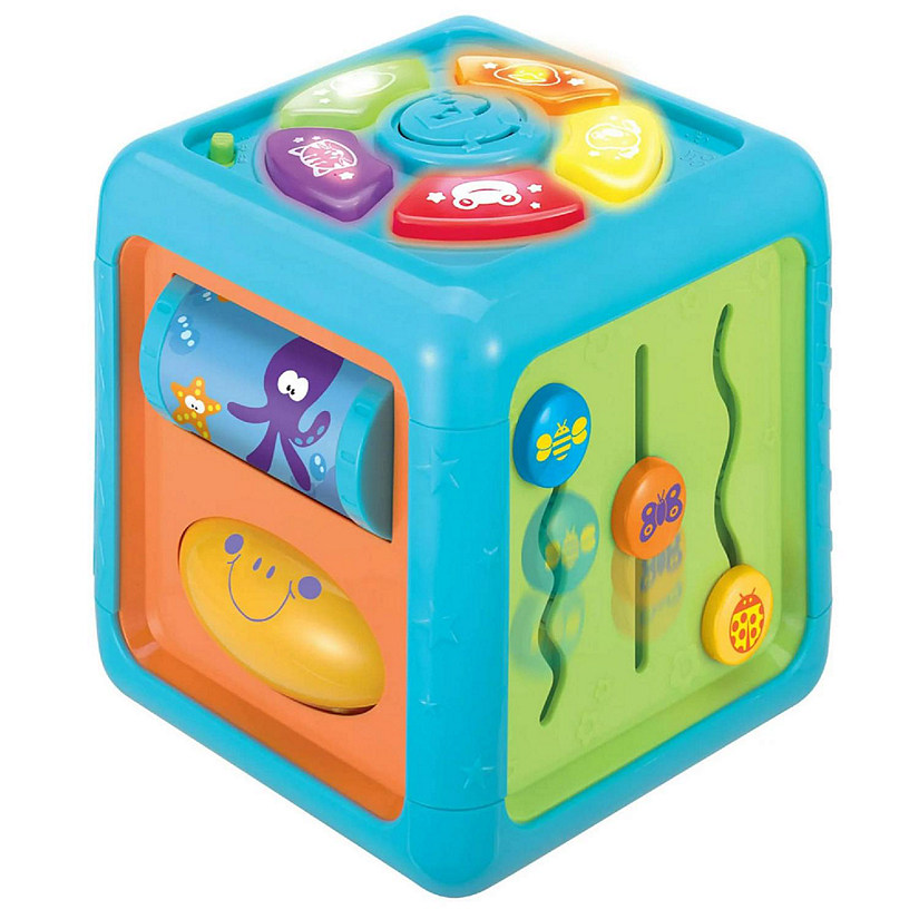 Brilliant Beginnings: Baby Activity Cube - Lights & Sounds Toy, 6Mo+
