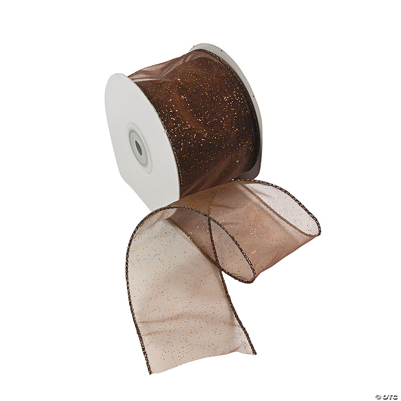 Brown Wired Ribbon - Discontinued
