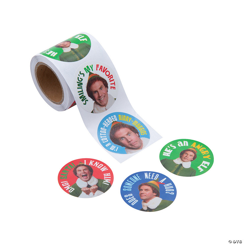 Buddy the Elf™ Sticker Roll - 100 Pc.