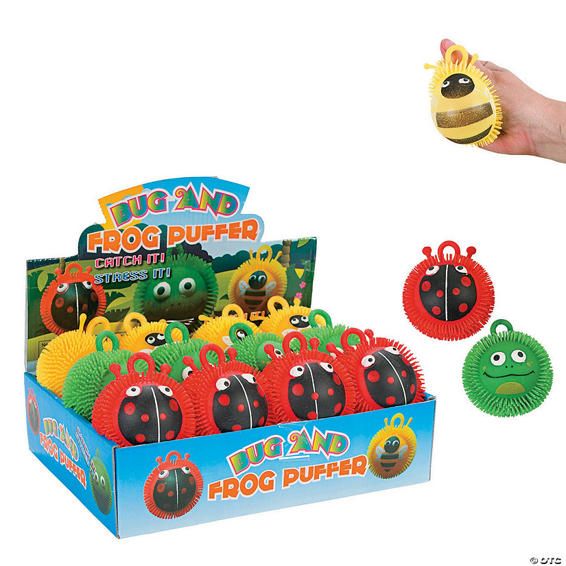 Bug And Frog Puffer Ball Assortment