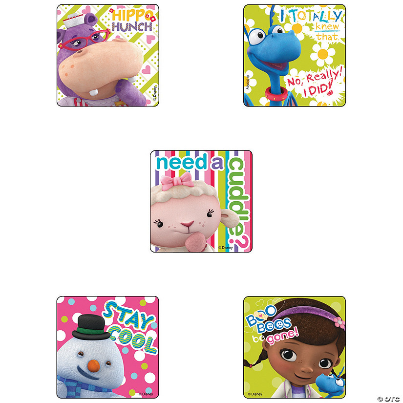 Bulk 100 Pc. Doc McStuffins Stickers - Discontinued