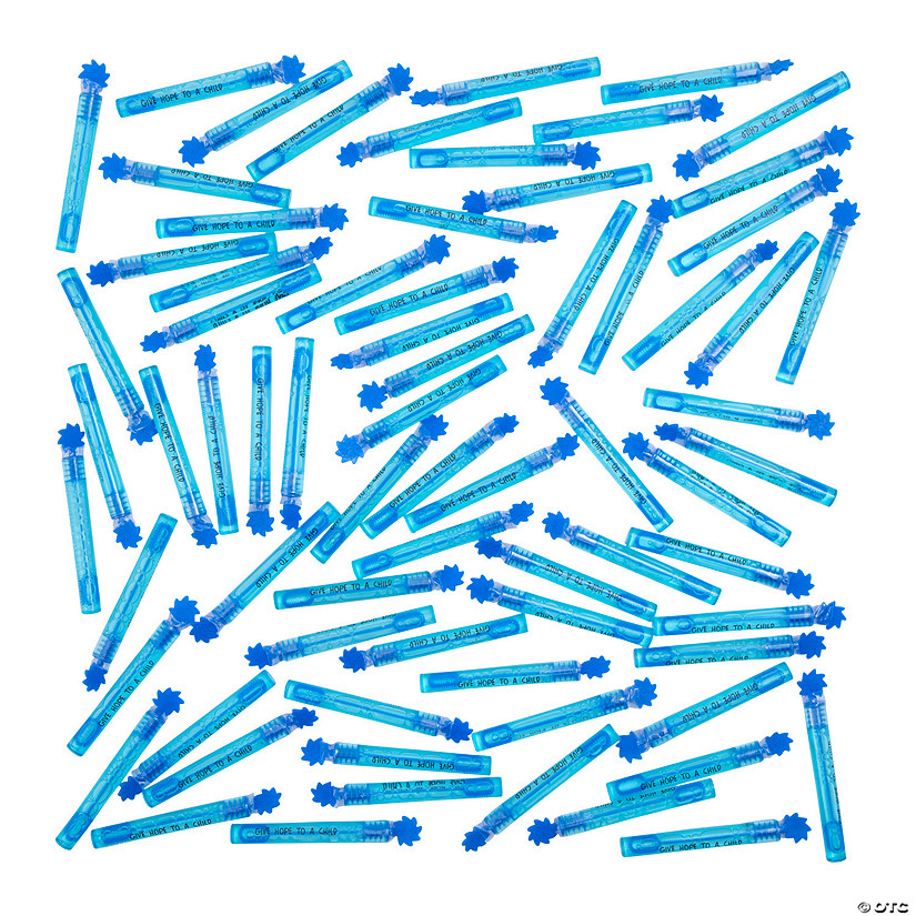 Bulk 144 Pc. Mini Child Abuse Awareness Bubble Tubes