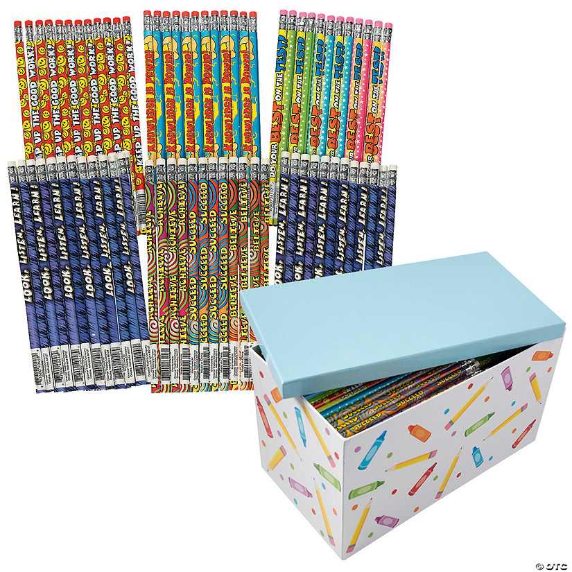 Bulk 289 Pc. Motivational Pencil Box Kit | Oriental Trading