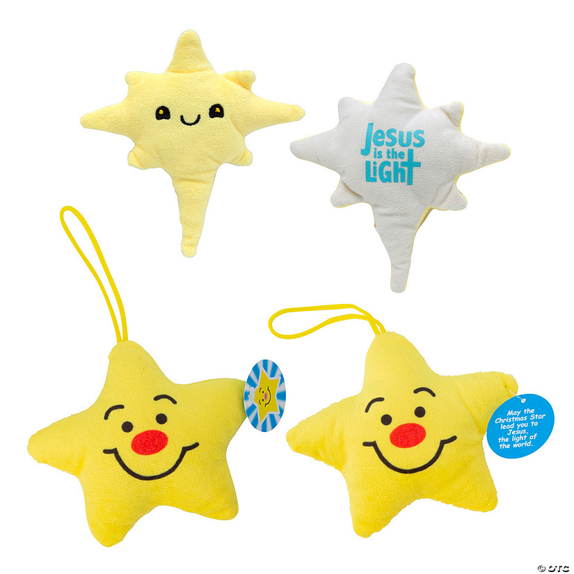 Bulk 48 Pc. Religious Stuffed Nativity Star Assortment
