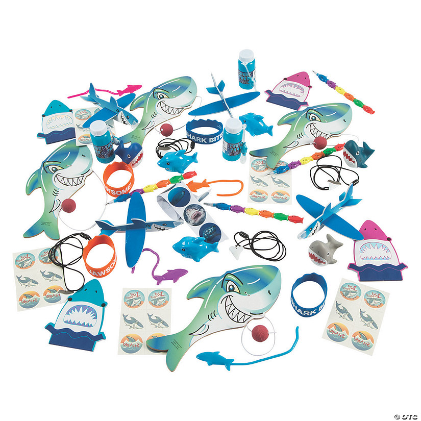 Bulk 50 Pc. Shark Toy & Activity Assortment