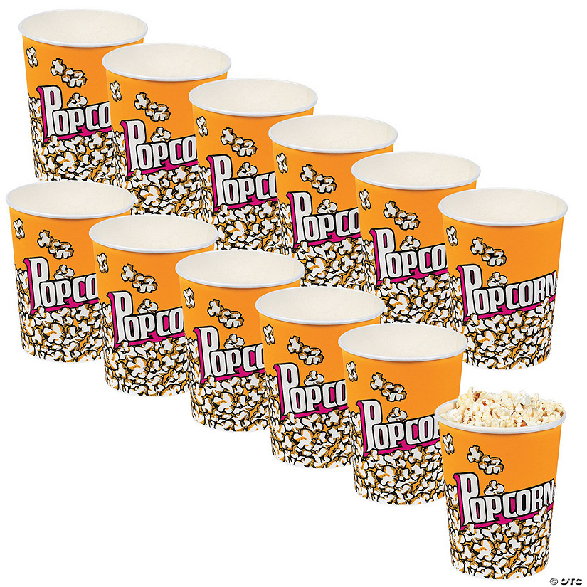 Bulk 60 Pc. Small Popcorn Cups | Oriental Trading