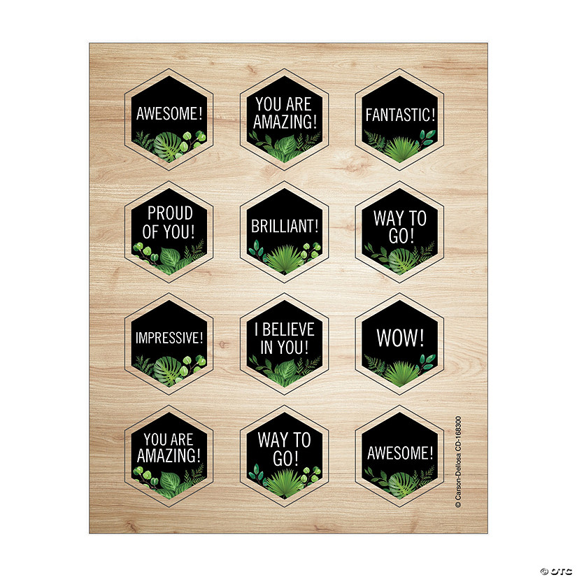 Bulk 72 Pc. Simply Boho Motivational Stickers - Discontinued