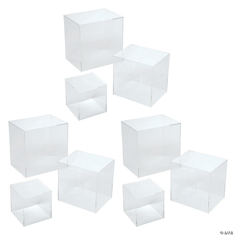 Bulk Acrylic Riser Set - 9 Pc. | Oriental Trading