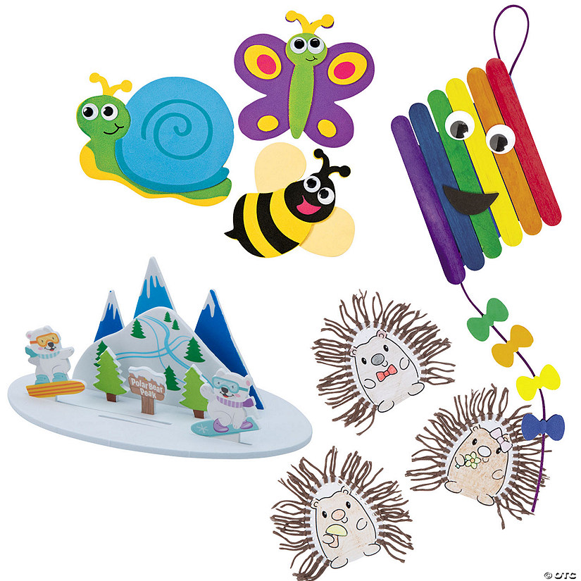 Bulk Four Seasons Craft Kit Assortment – Makes 48