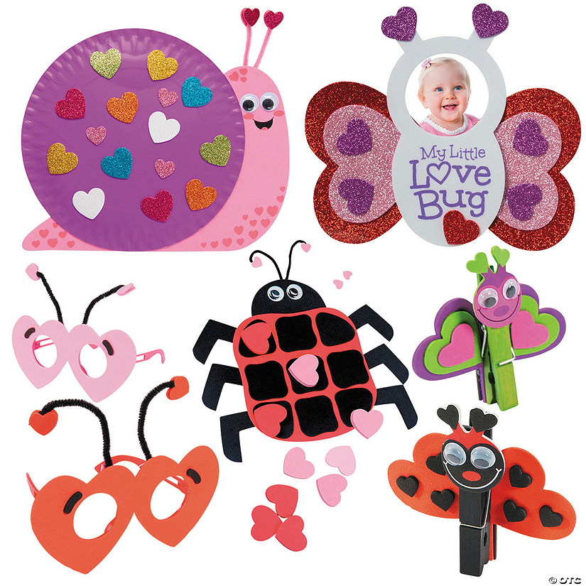 Bulk Love Bug Craft Kit Assortment - Makes 60 | Oriental Trading