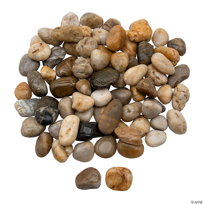 Bulk Polished River Rocks - 100 Pc. | Oriental Trading