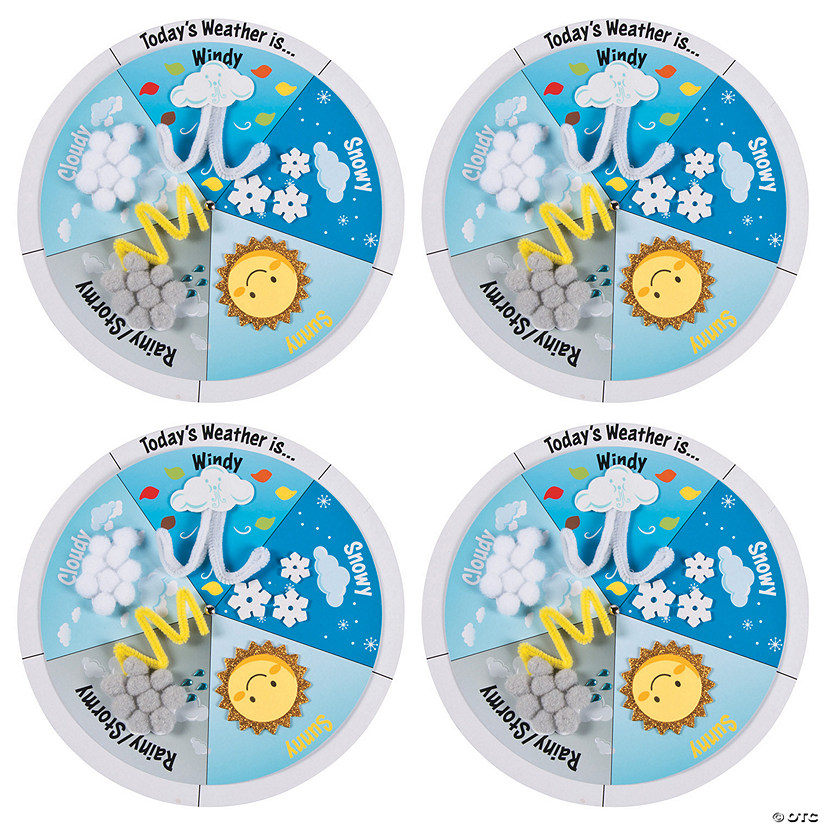 Bulk Weather Wheel Educational Craft Kit - Makes 48 | Oriental Trading