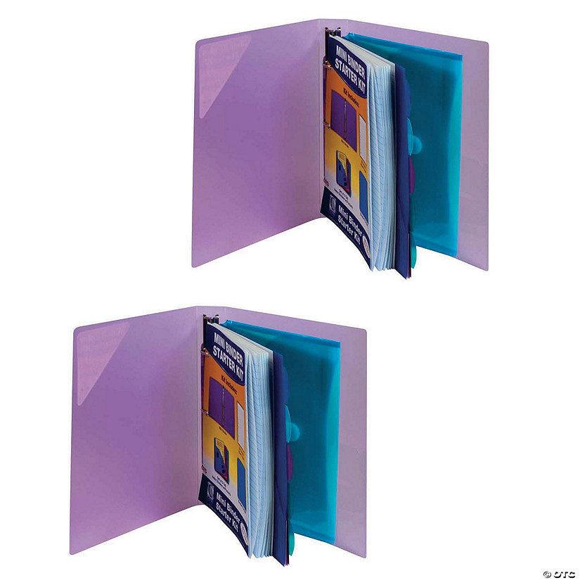 C-Line Mini Binder Starter Kit, Assorted, Pack of 2 | Oriental Trading