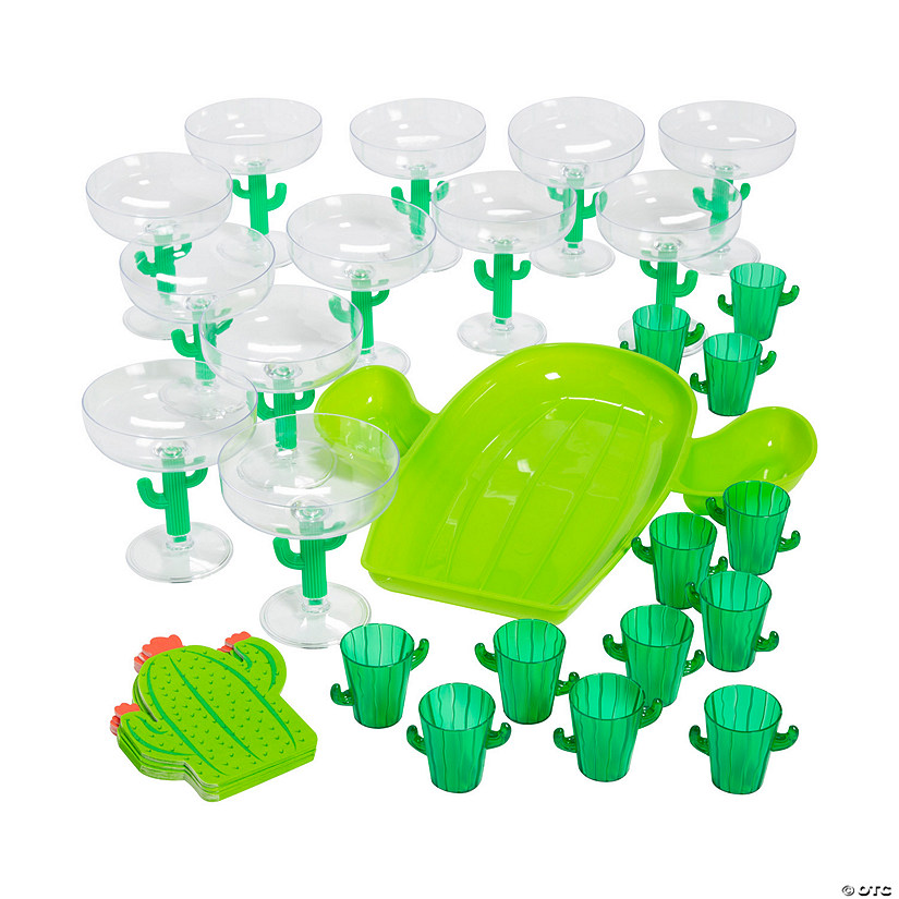 Cactus Theme Drink & Chip Kit for 12 | Oriental Trading