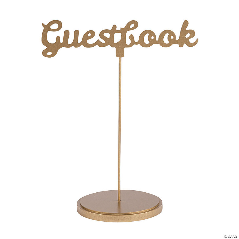 Calligraphy Guest Book Table Sign | Oriental Trading