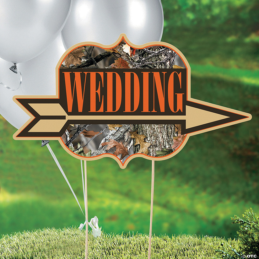 Camouflage Wedding Yard Sign - Discontinued