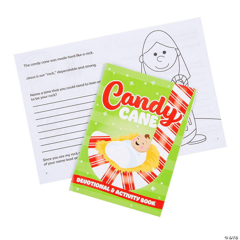 Candy Cane Religious Activity Books - 24 Pc.