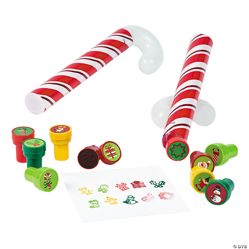 Candy Cane Tube Filled with Stampers - Discontinued