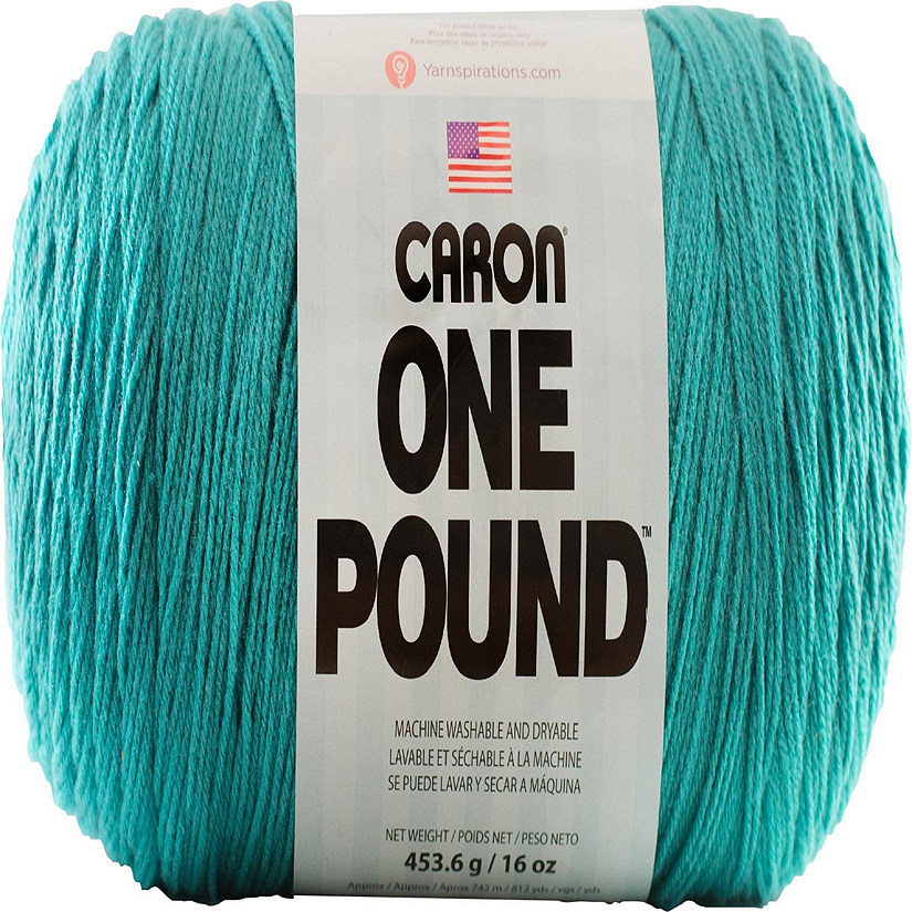 Caron One Pound Yarn-Aqua | Oriental Trading