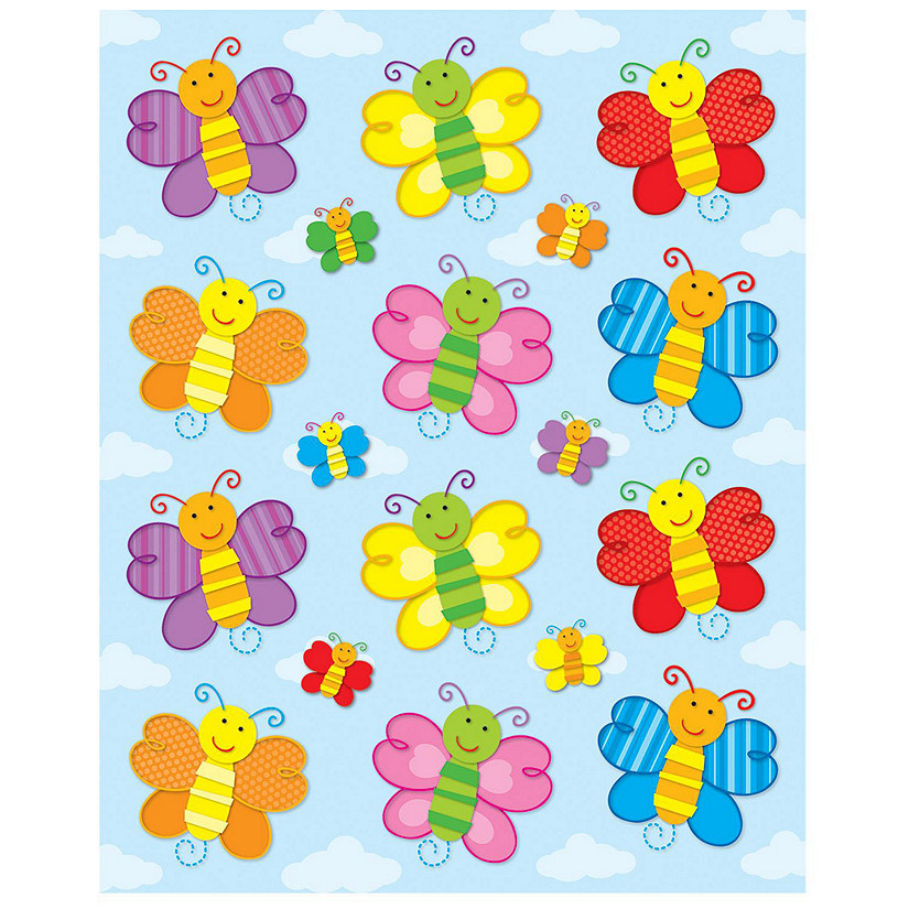 Carson Dellosa Education Butterflies Shape Stickers | Oriental Trading