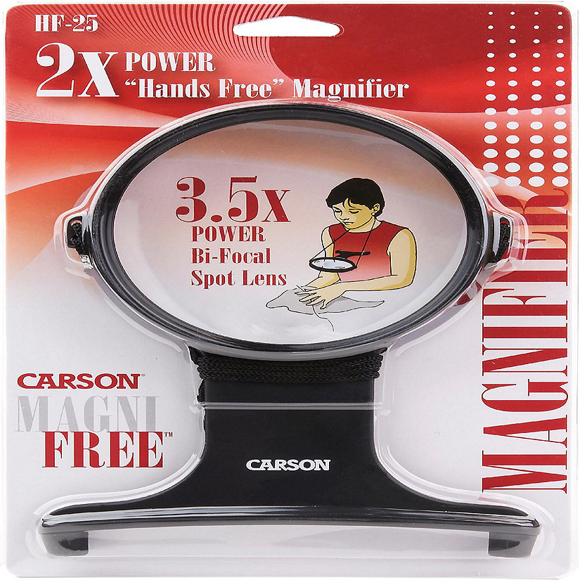 Carson MagniFree Hands-Free Magnifier | Oriental Trading