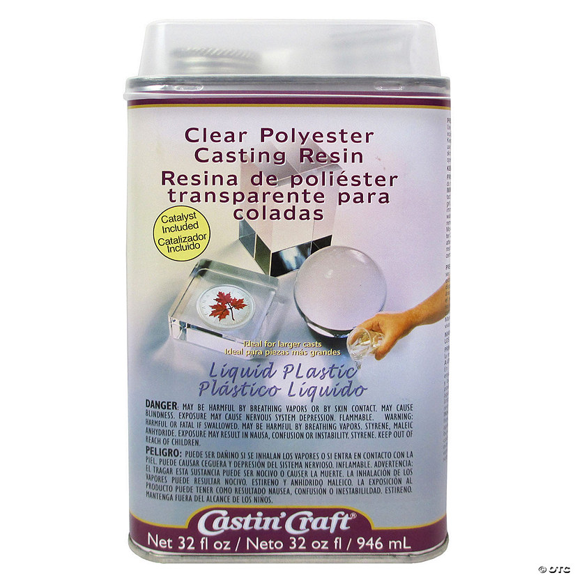 Castin'Craft Clear Poly Casting Resin with Catalyst 32oz