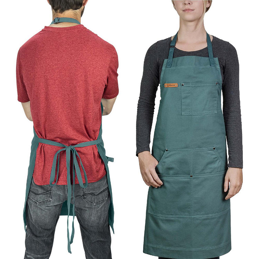 Chef Pomodoro (Spruce) Kitchen Apron, Unisex Chef Apron, Adjustable ...