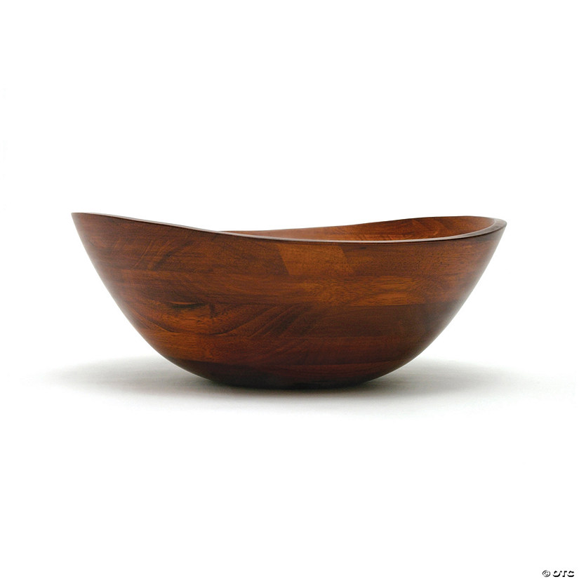 Cherry Matte Finish Wavy Rim Bowl, Large