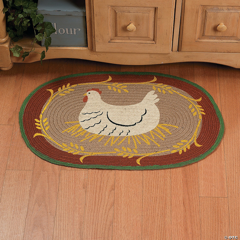 Chicken Braided Rug - Discontinued