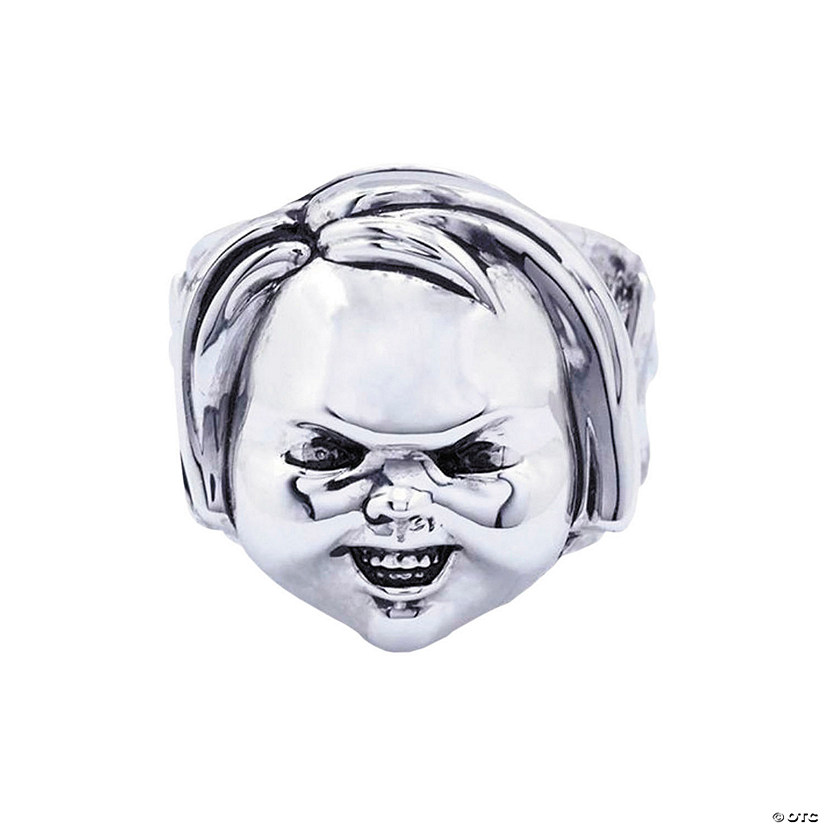 Child’s Play 2™ Chucky Face Plated Brass Ring | Oriental Trading