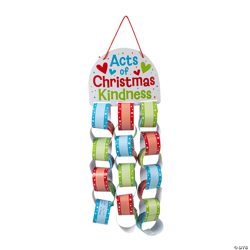 Christmas Kindness Chain Mobile Craft Kit - Makes 12 - Discontinued