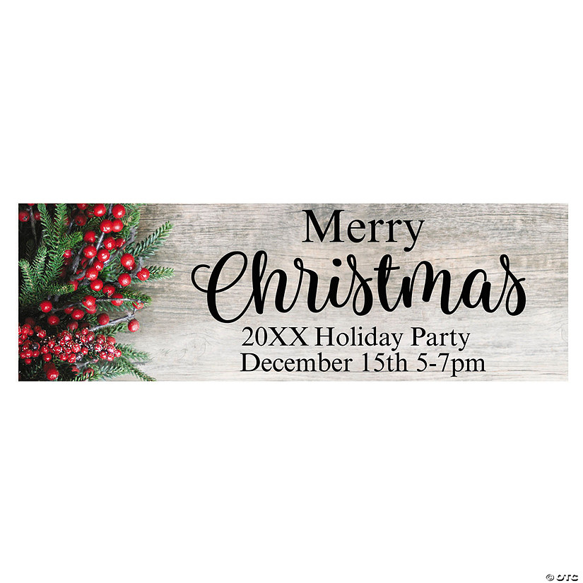 Christmas Party Custom Banner | Oriental Trading