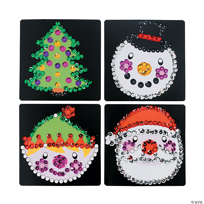 Christmas Sequin Art Activities - Discontinued