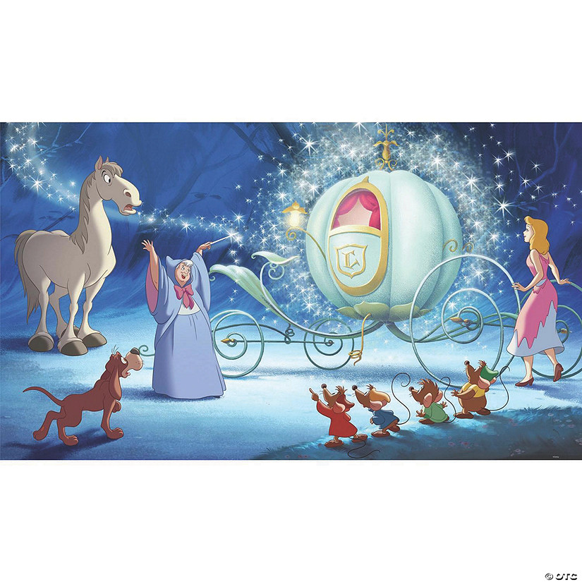 Cinderella Carriage Prepasted Wallpaper Mural