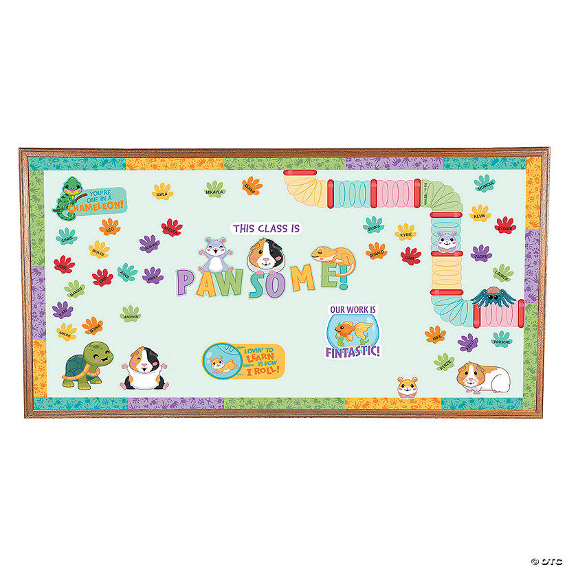Classroom Pets Bulletin Board Set - 74 Pc. | Oriental Trading