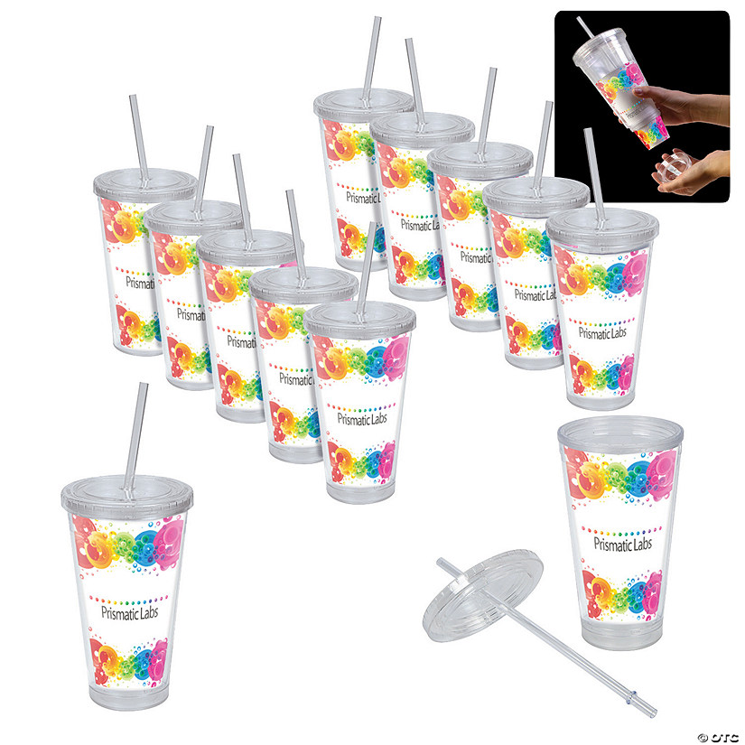 Clear Acrylic Insertable Tumblers Kit - 12 Ct. | Oriental Trading
