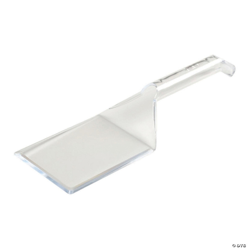 Clear Disposable Plastic Large Serving Spatulas (28 Spatulas ...