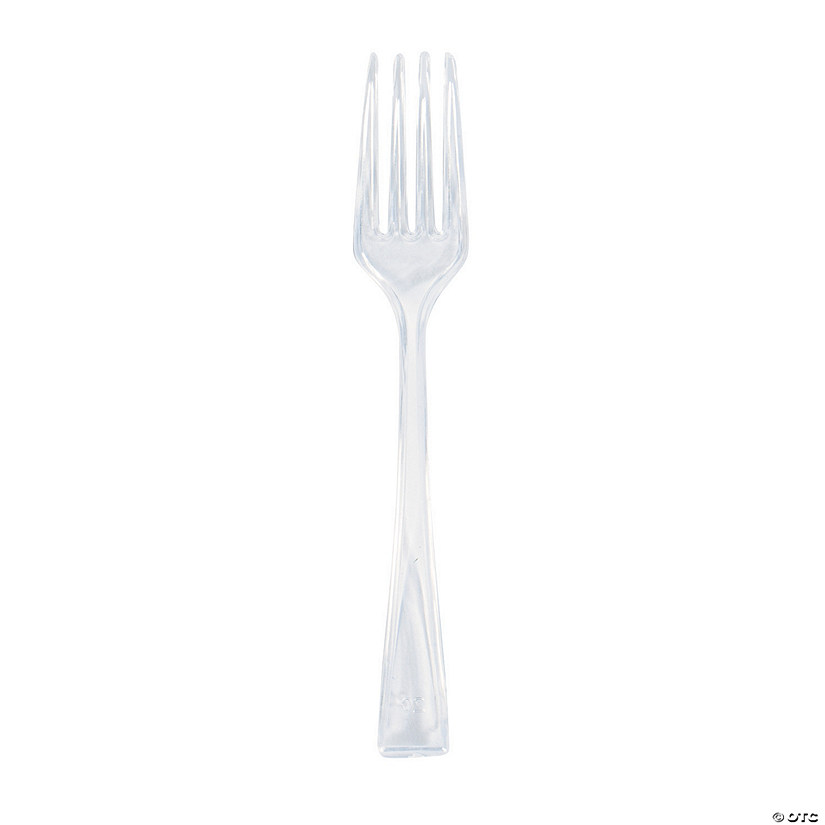Clear Mini Appetizer Plastic Forks - Discontinued